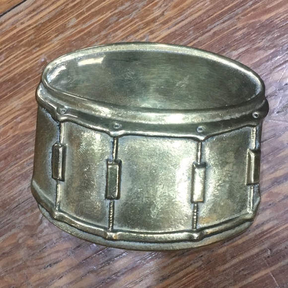 Baron Buckle | Accessories | Vintage Solid Brass Drum Belt Buckle ...